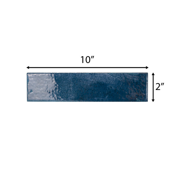 Encore Surfaces Mojave 2" x 10" Zellige Porcelain Wall Tile & Reviews ...
