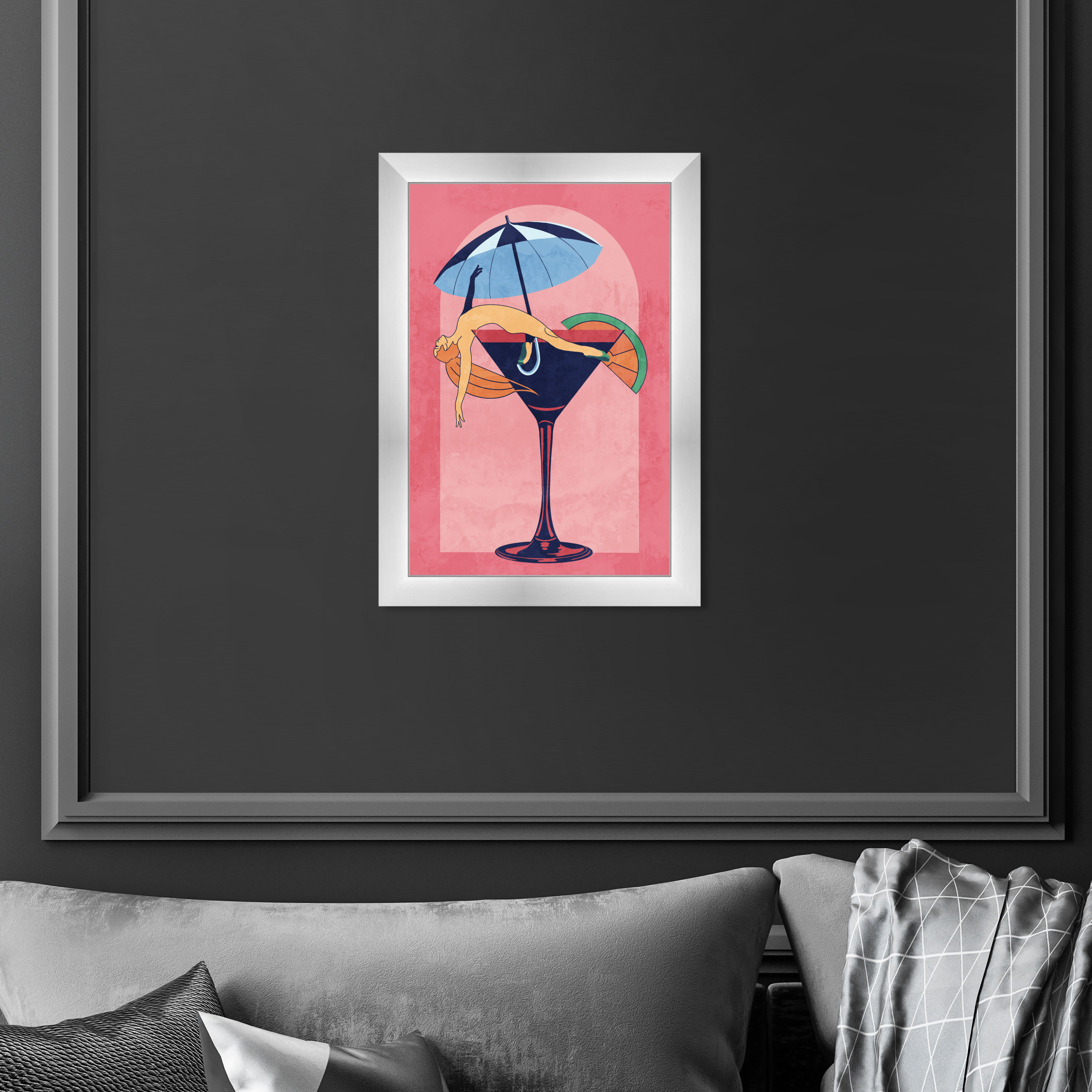 Oliver Gal Prints Under Citric Breeze, Female Citric Drink Tropical ...