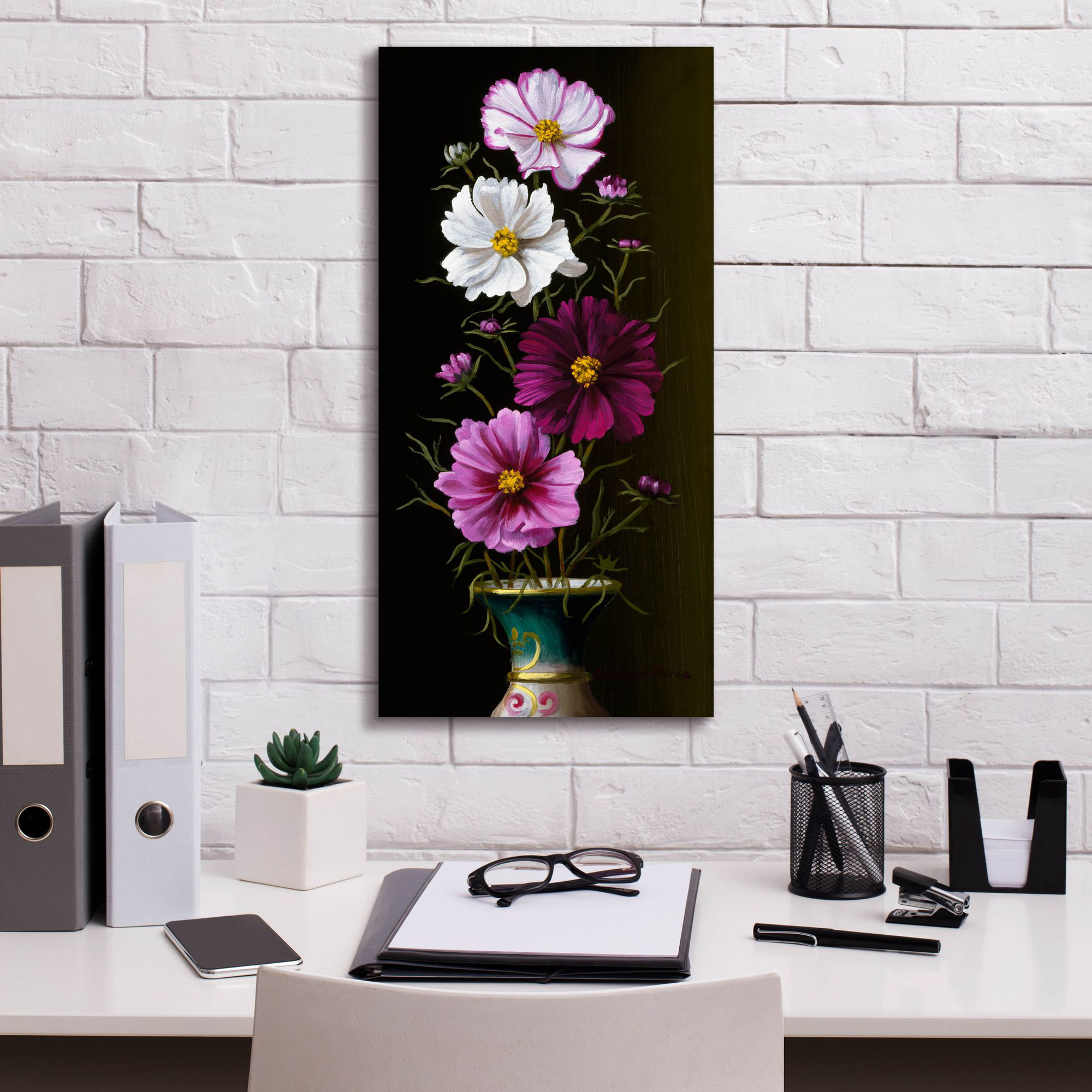 Red Barrel Studio 'Four Cosmos' By Christopher Pierce Canvas Wall Art ...
