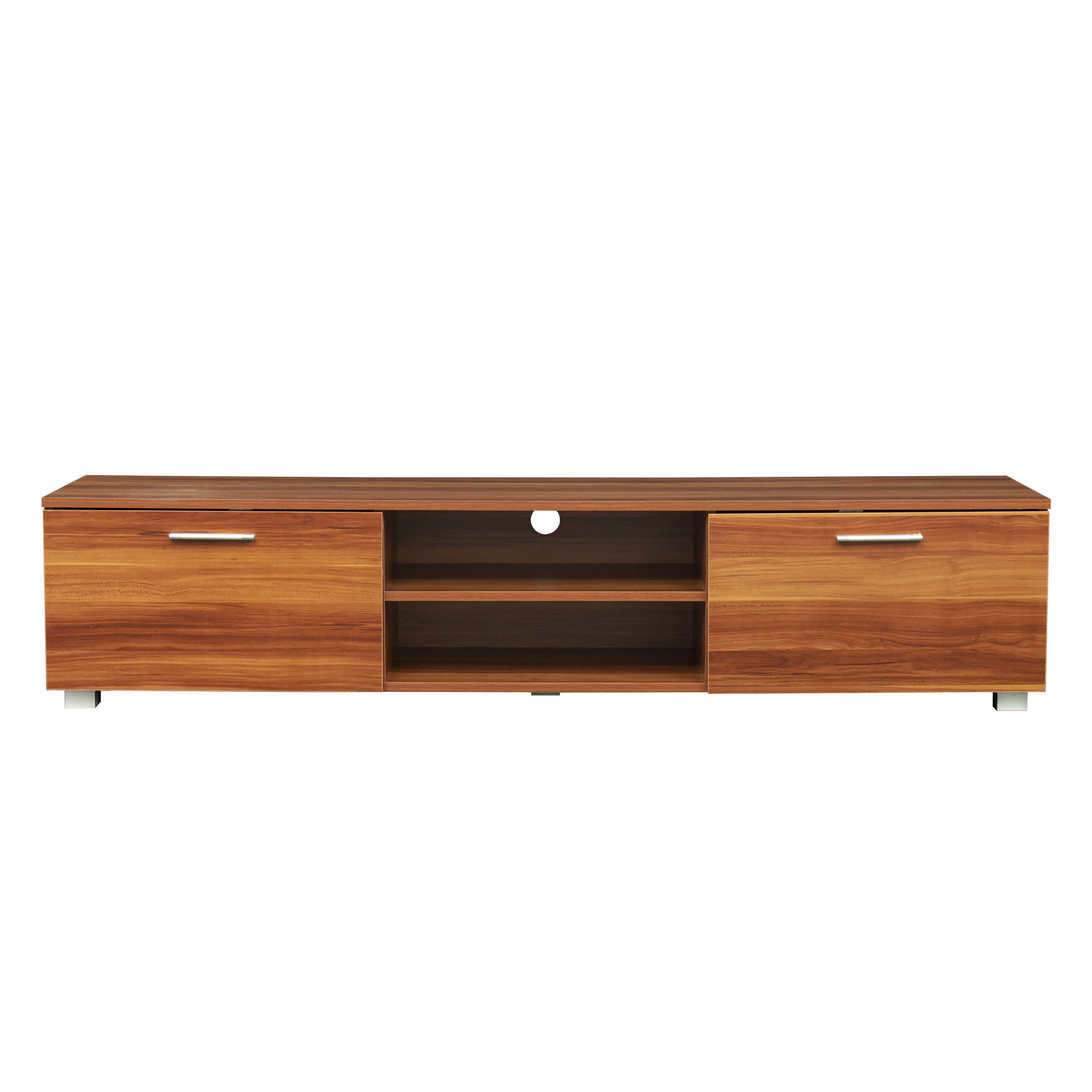 Ophelia & Co. Walnut TV Stand For 70 Inch TV Stands | Wayfair