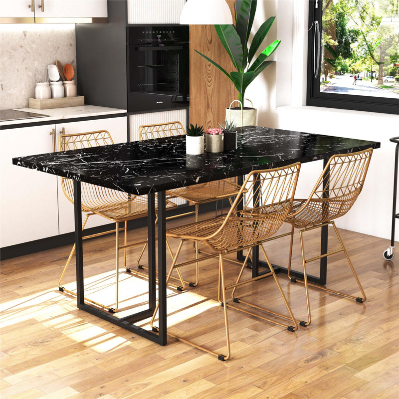 CosmoLiving by Cosmopolitan Astor 64" Dining Table & Reviews | Wayfair