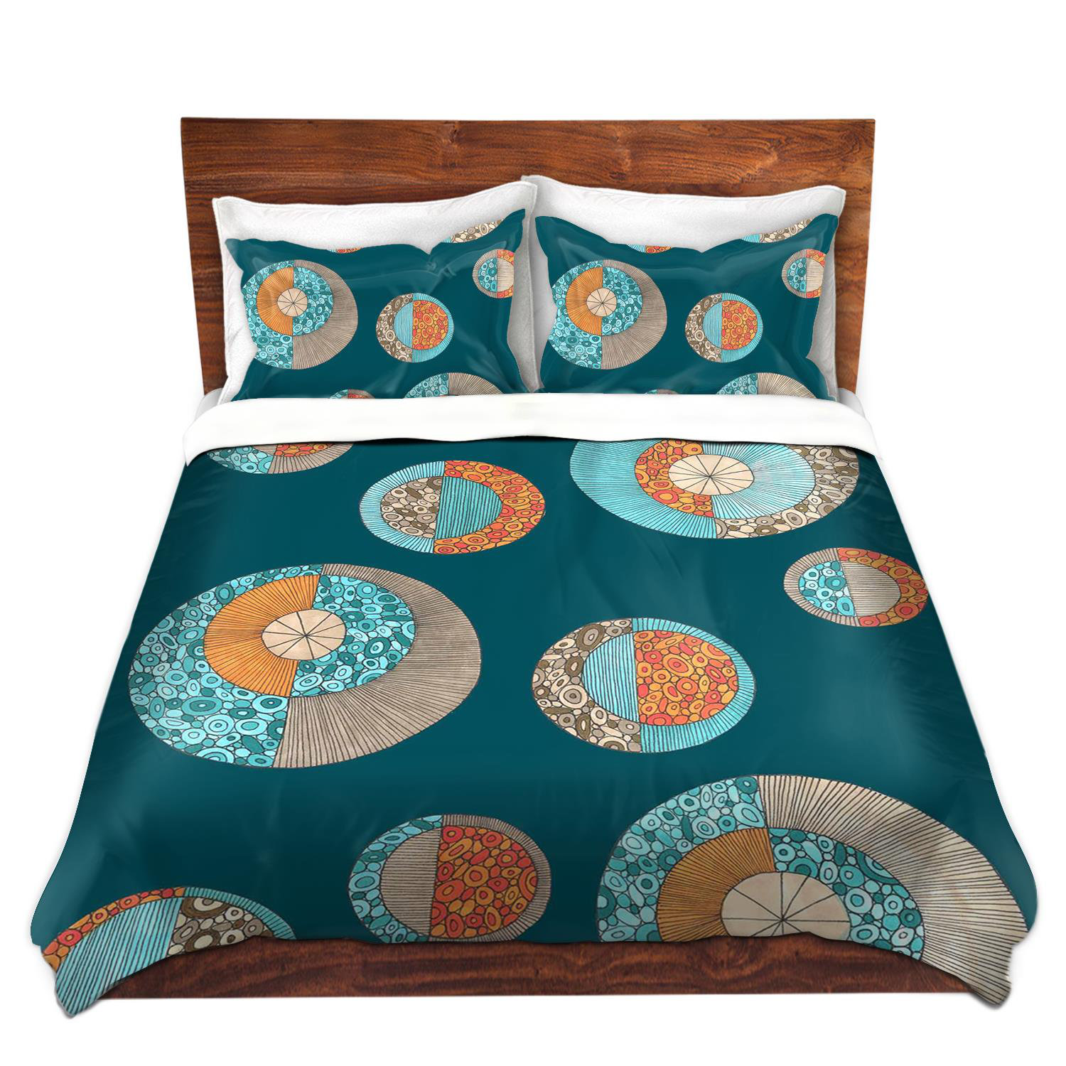 DiaNoche Designs Circles Mcm II Duvet Cover Set - Wayfair Canada