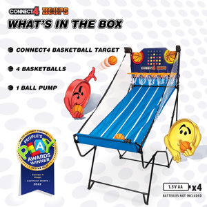 Eastpoint Sports Connect 4 Hoops Indoor Basketball Arcade Game For Home ...