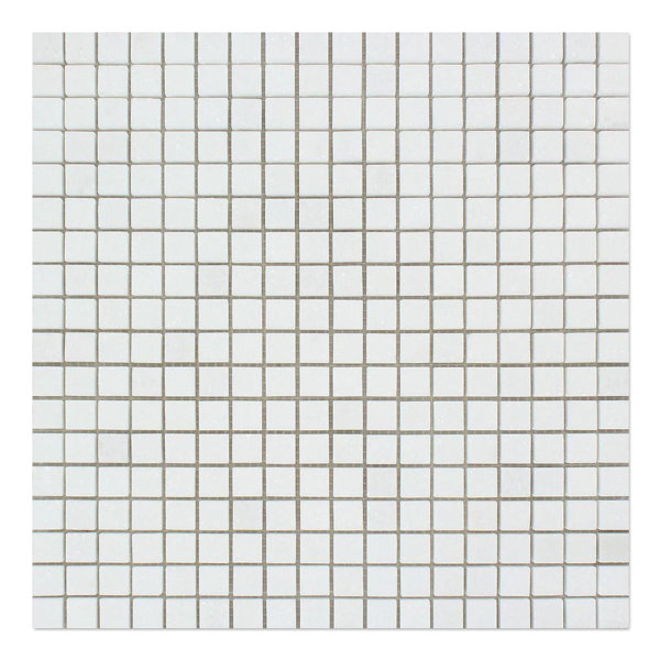 Stone & Tile Shoppe, Inc. Marble Grid Mosaic Wall & Floor Tile | Wayfair