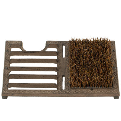 Symple Stuff Traditional Rubber Coir Boot Scrusher Outdoor Boot Scraper ...