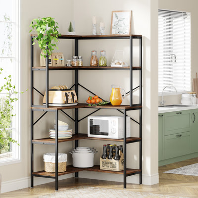 17 Stories Corner Bookcase & Reviews | Wayfair