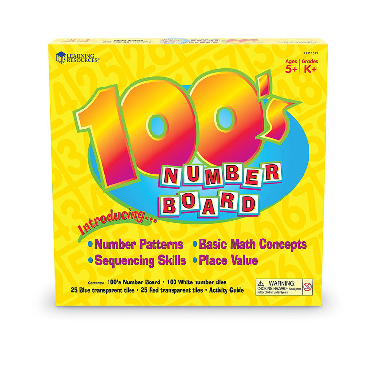 Learning Resources Hundred Number Board - Wayfair Canada