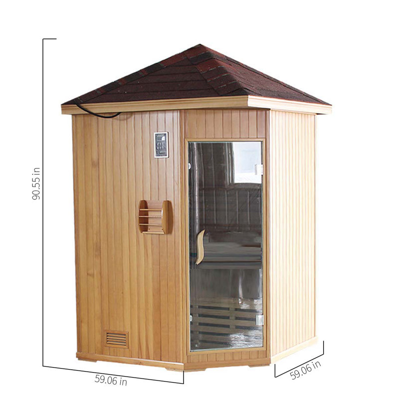 Hart Enjoy Life Multi-person Solid Wood Indoor Sauna Sauna | Wayfair