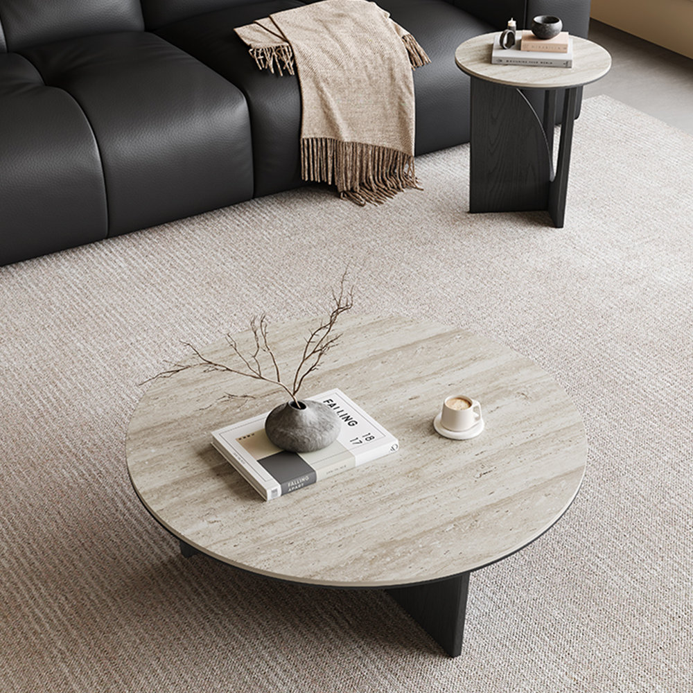 Trentastic Trails Simple cave stone slab coffee table - Wayfair Canada