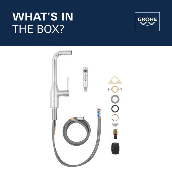 GROHE Essence Pull Out Kitchen Faucet & Reviews | Wayfair