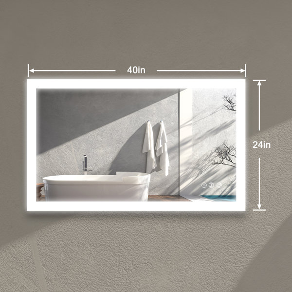 ES-DIY Flat Wall Mirror | Wayfair