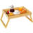 George Oliver Bamboo Bed Tray Table With Folding Leg,Beige) - Wayfair ...