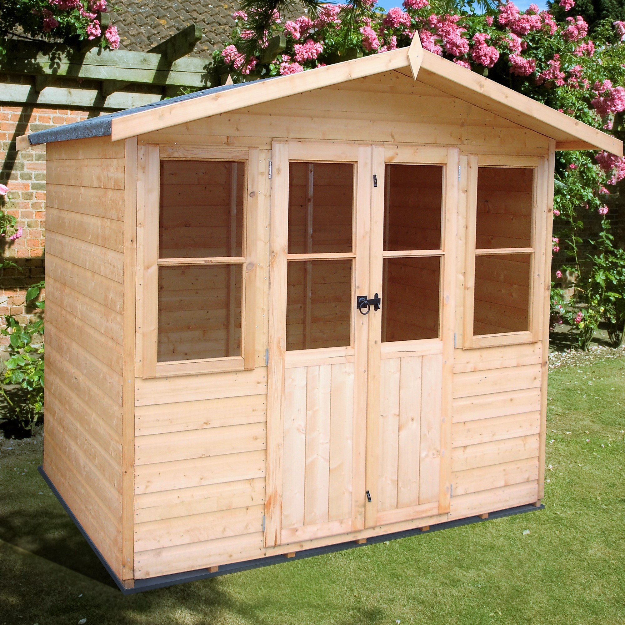 Shire GB Haddon 7 x 5 Ft Shiplap Summer House | Wayfair.co.uk