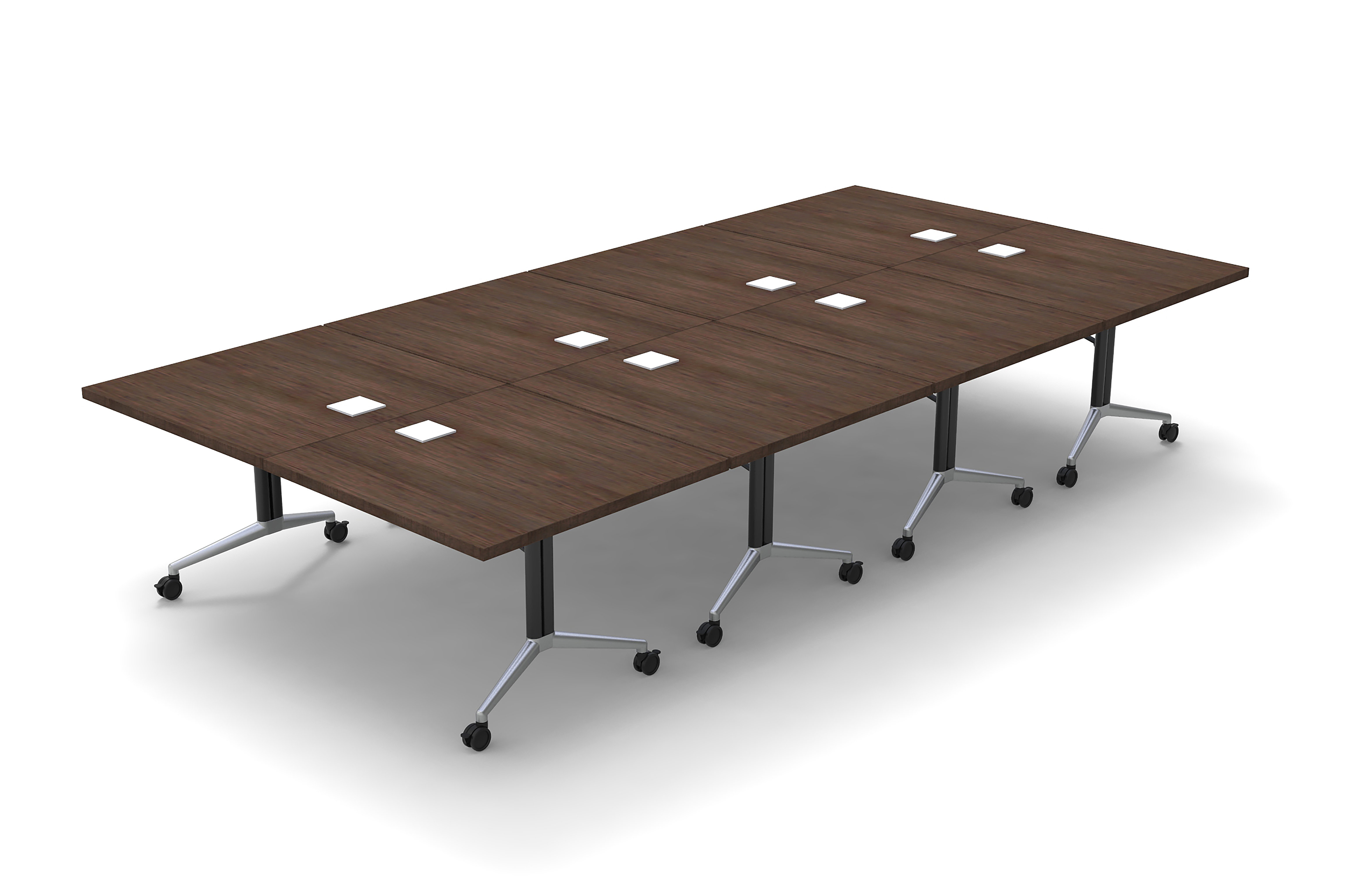The Twillery Co. Albin 18 Person Conference Meeting Tables with 18 ...