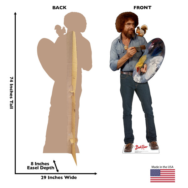 Advanced Graphics Bob Ross and Friend Standup & Reviews | Wayfair