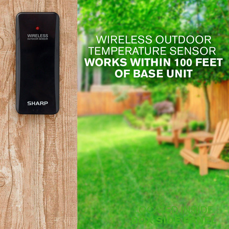 Sharp Digital Oversized Screen LED Clock, Tabletop or Wall Mountable ...