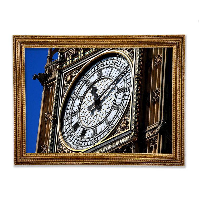 Ebern Designs Big Ben Face - Single Picture Frame Art Prints | Wayfair ...