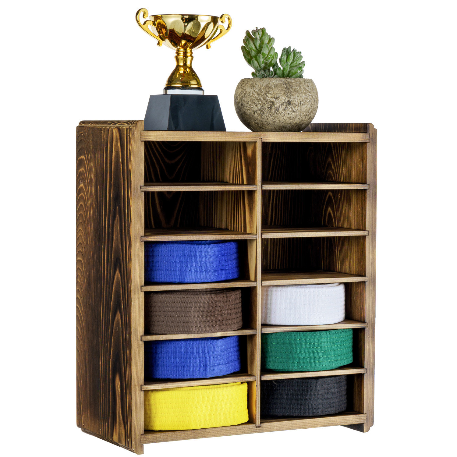 MyGift 12 Compartment Wall Martial Arts Display Case Rack - Wayfair Canada