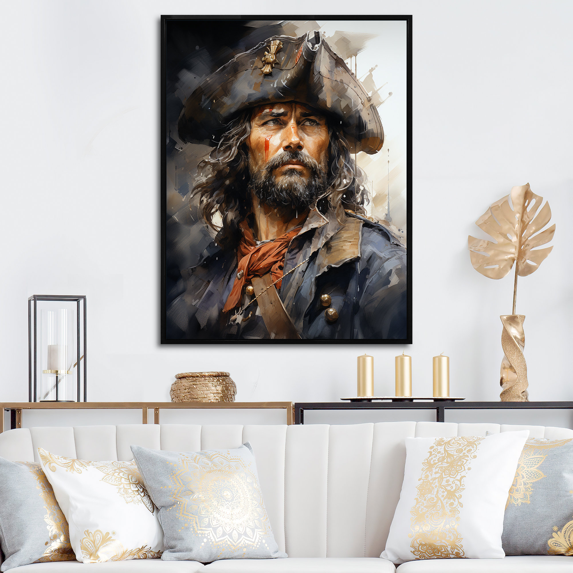 Red Barrel Studio Pirate Captains Portrait - Pirate Wall Art Prints ...