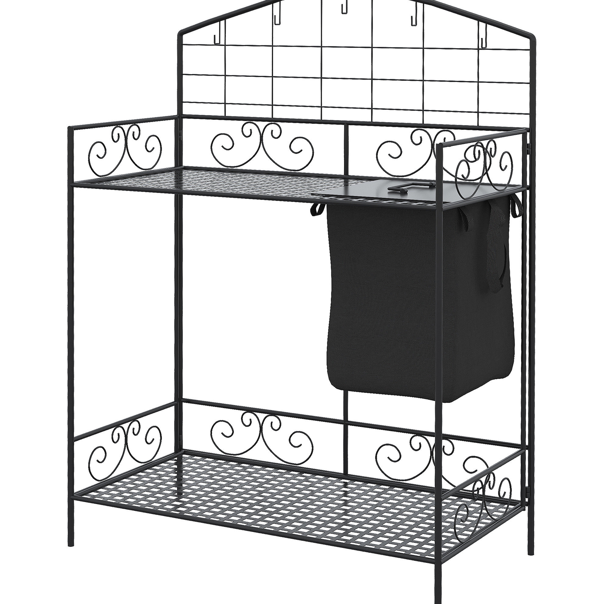 Ophelia & Co. Portable Potting Bench, Metal Garden Workstation With ...