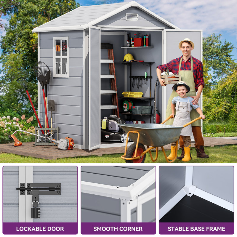 Balconera Resin Storage Shed & Reviews | Wayfair