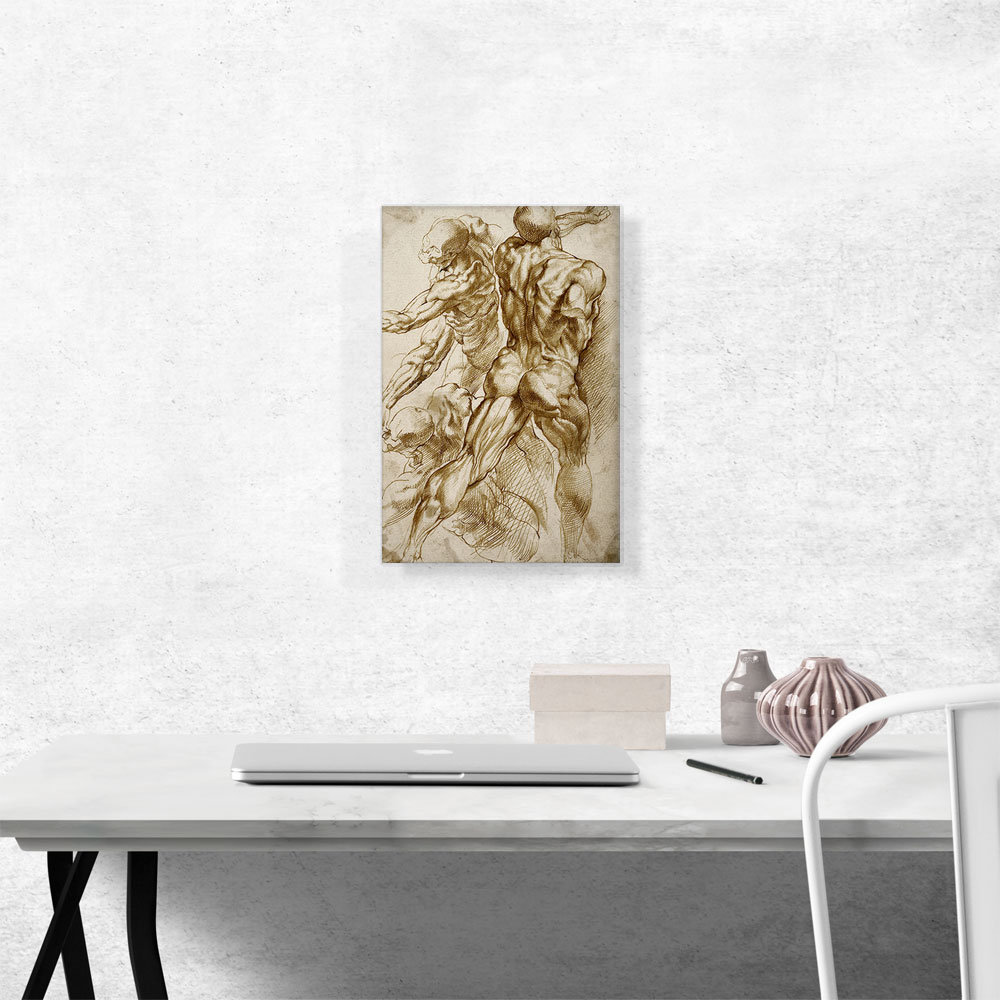 ARTCANVAS Anatomical Studies 1605 On Canvas by Peter Paul Rubens ...