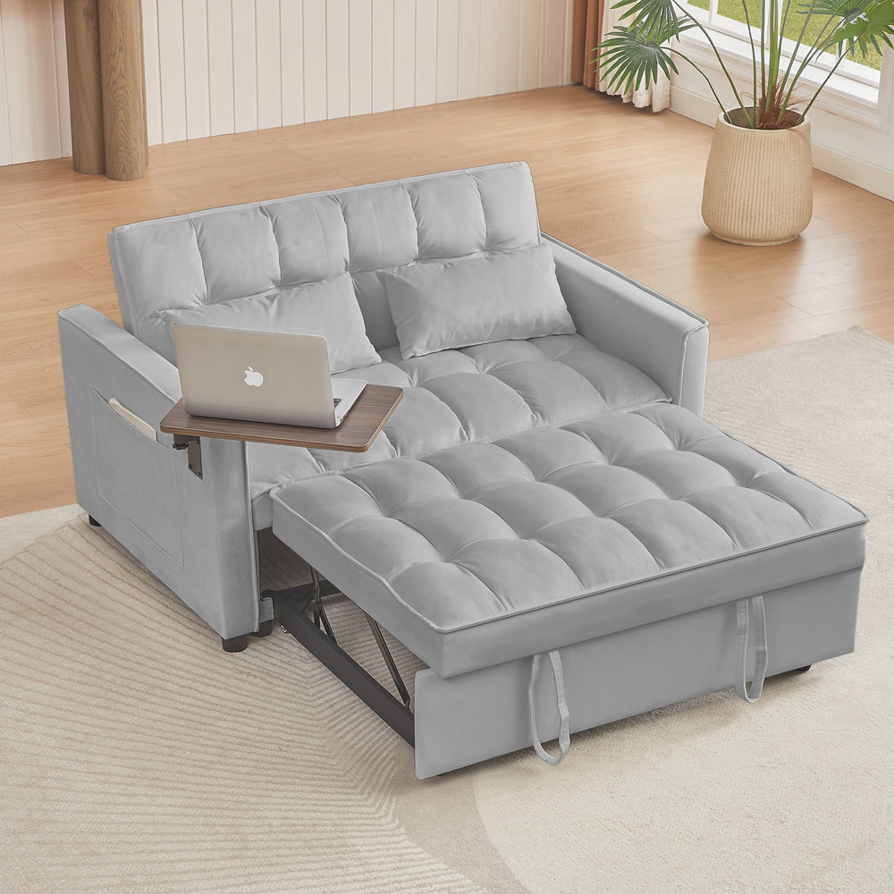 Hokku Designs Convertible Sleeper Sofa Bed Pull Out Couch Bed | Wayfair