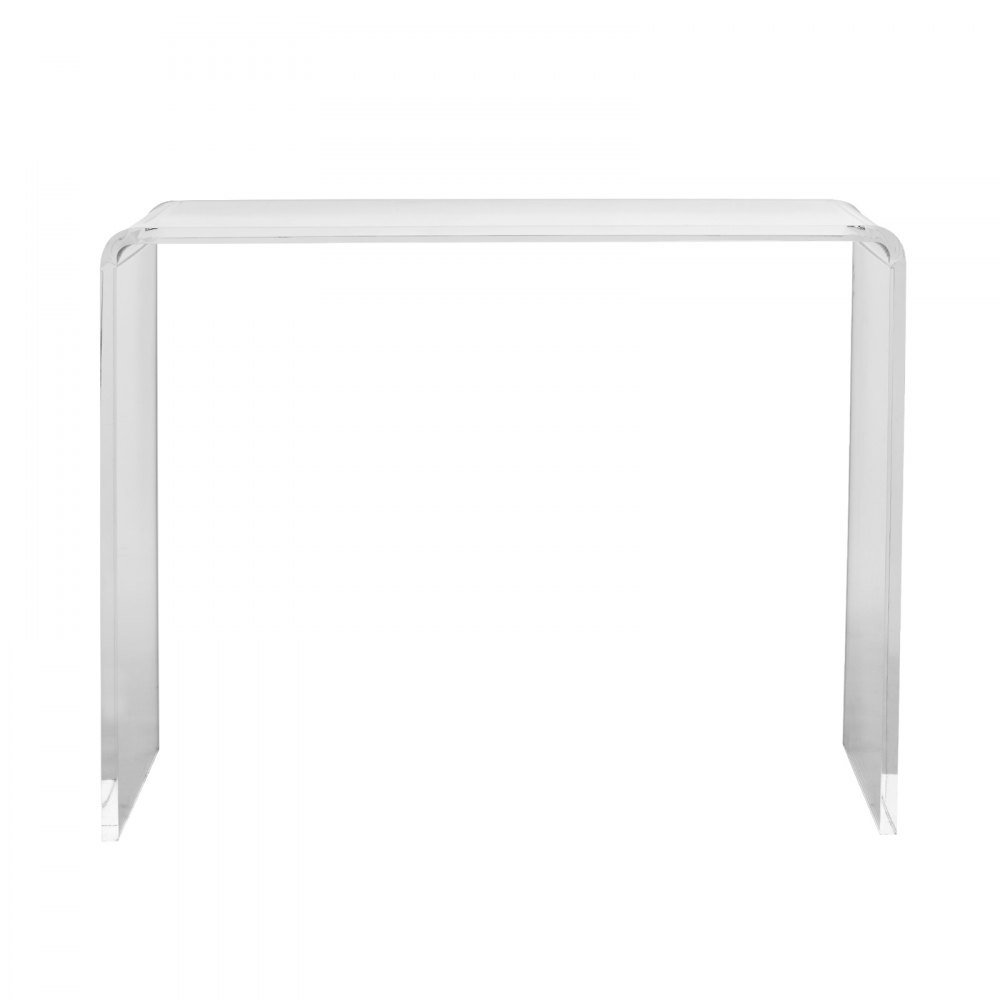 Ivy Bronx Acrylic Console Table Clear Acrylic End Table Transparent ...