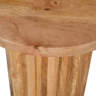 Millwood Pines Muna Side End Table, 16" Round Top, Handcrafted Mango ...