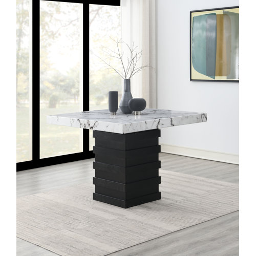 Ivy Bronx Daleila Solid Wood Base Dining Table | Wayfair