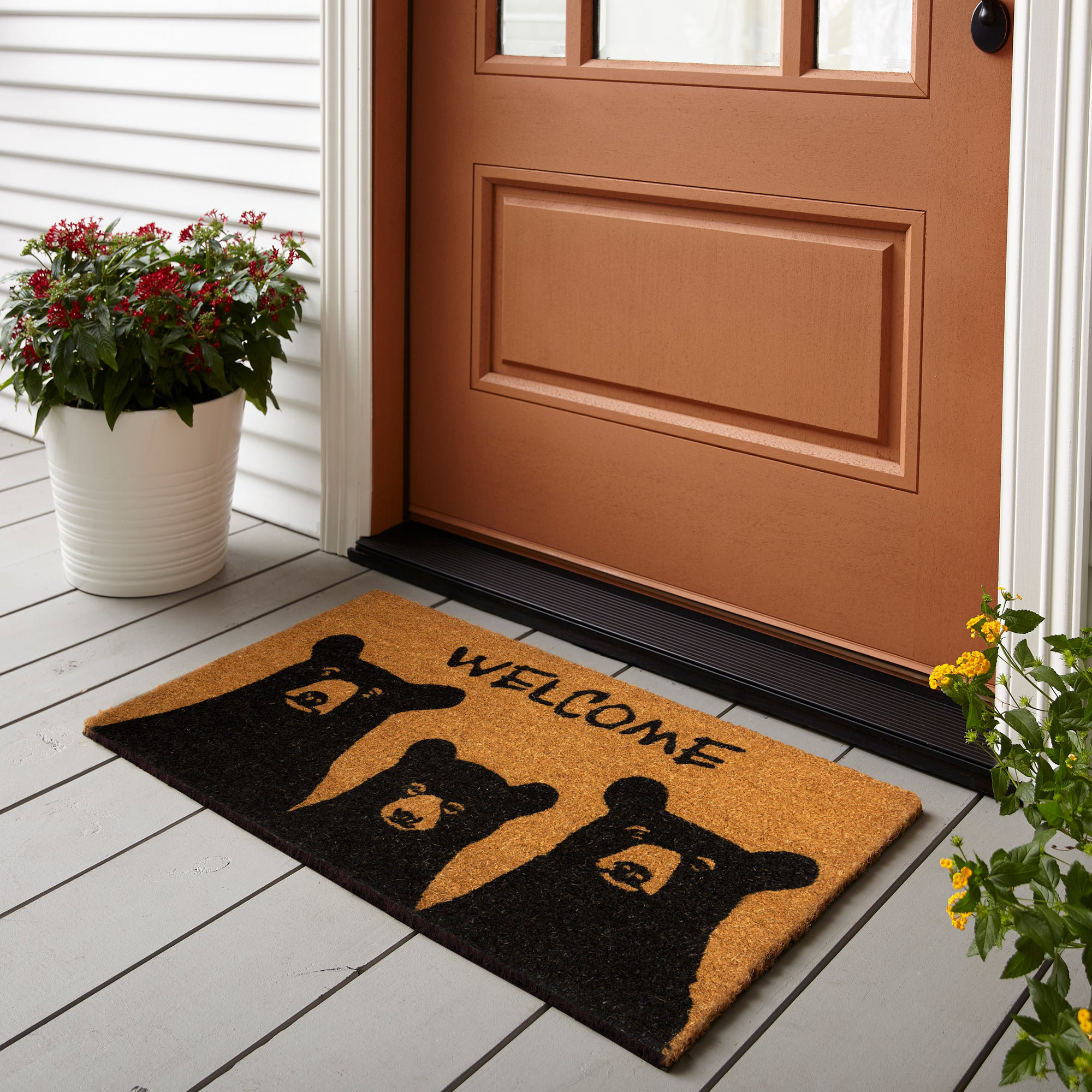 Dakota Fields 30 in. x 17.5 in. Non-Slip Door Mat | Wayfair