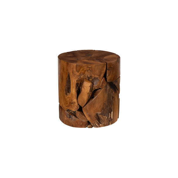 Phillips Collection Teak Chunk Solid Wood Block Coffee Table & Reviews ...
