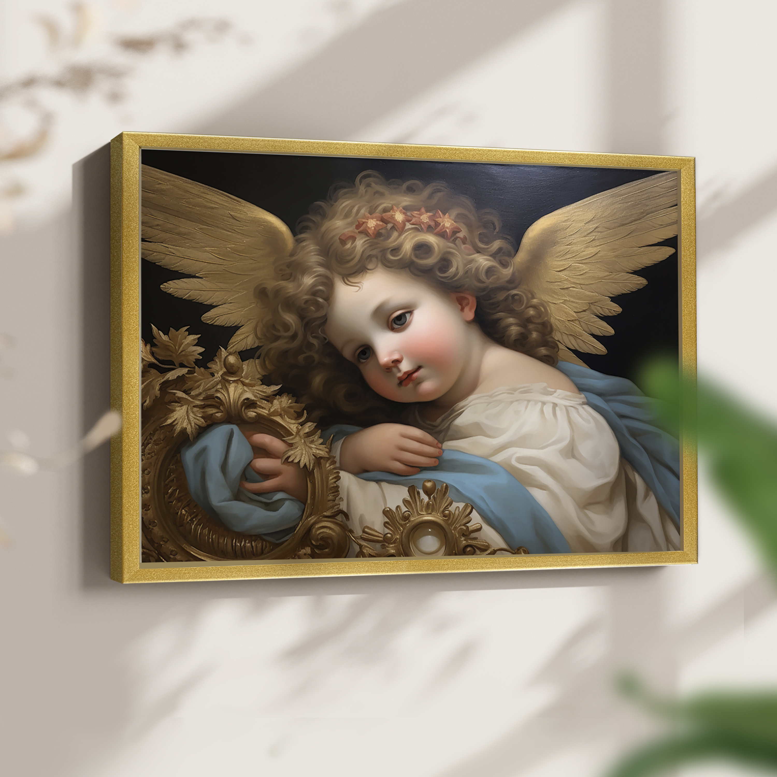 Astoria Grand Angels From Above-LXII -Framed Print - Restickable | Wayfair