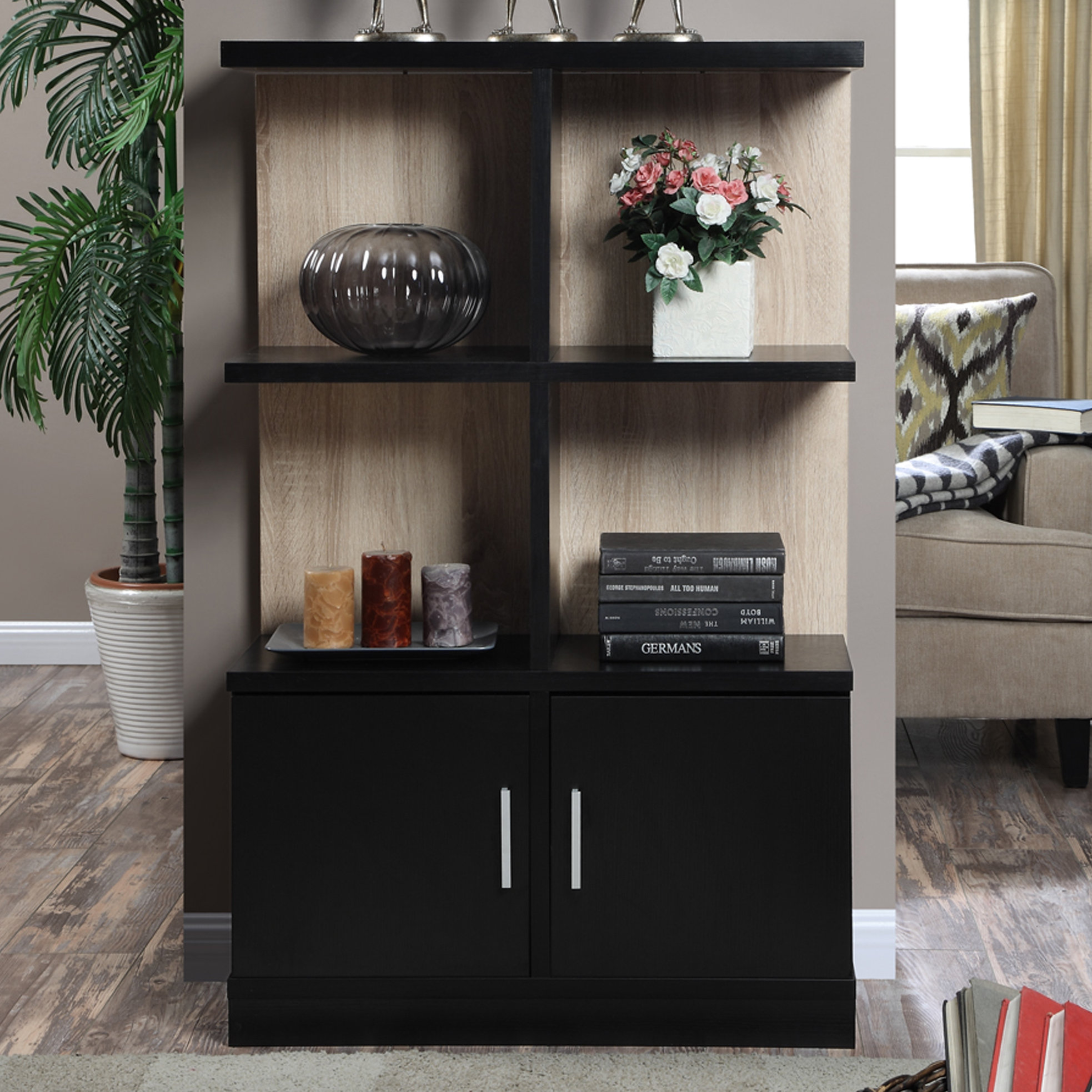 Corrigan Studio® Ahman Storage Bookcase - Wayfair Canada