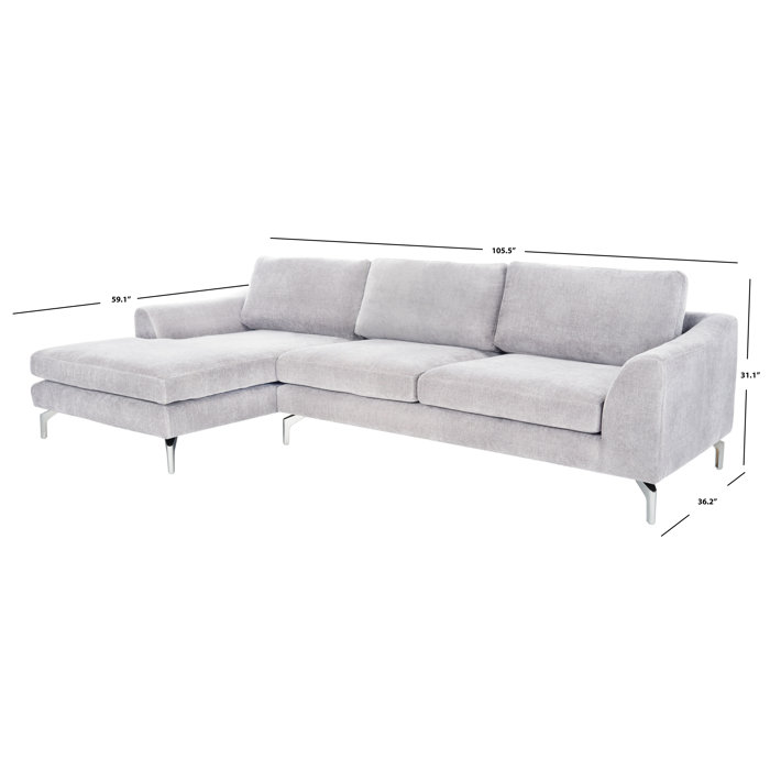 Brayden Studio® Anyya 2 - Piece Upholstered Sectional | Wayfair
