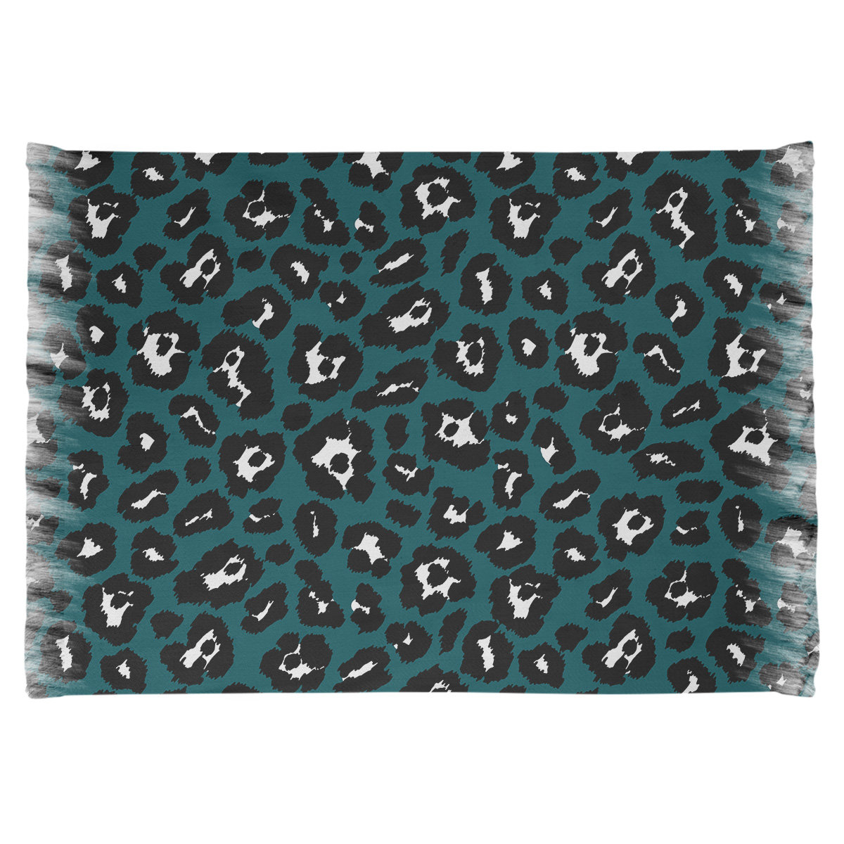 East Urban Home Philadelphia Animal Print Green/Black Area Rug | Wayfair