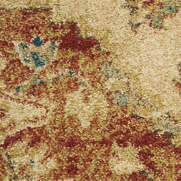 Astoria Grand Bohanan Performance Blue/Beige/Red/Ivory Rug & Reviews ...