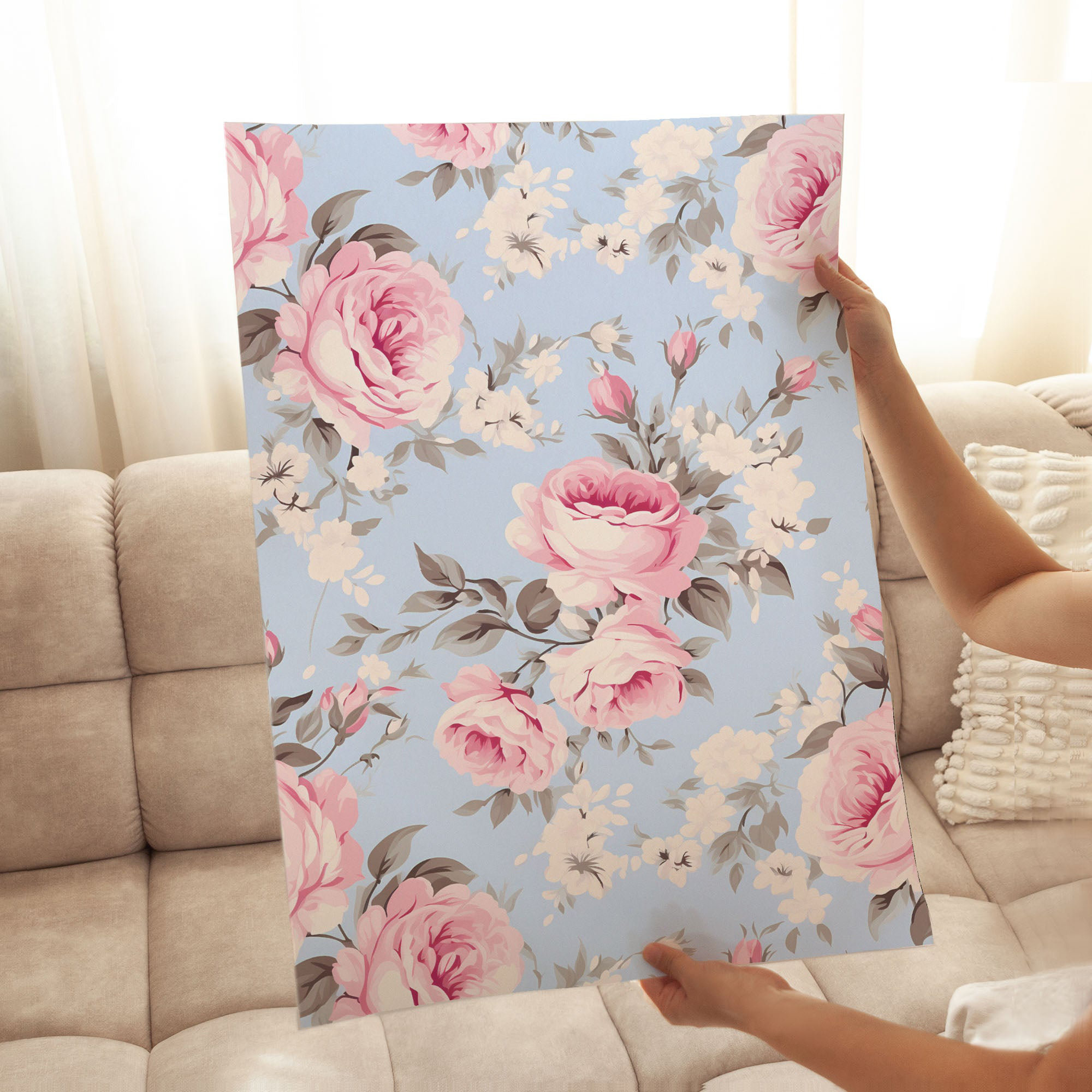 Winston Porter Floral Flower Petals XII Shabby Chic Unframed Art Print ...