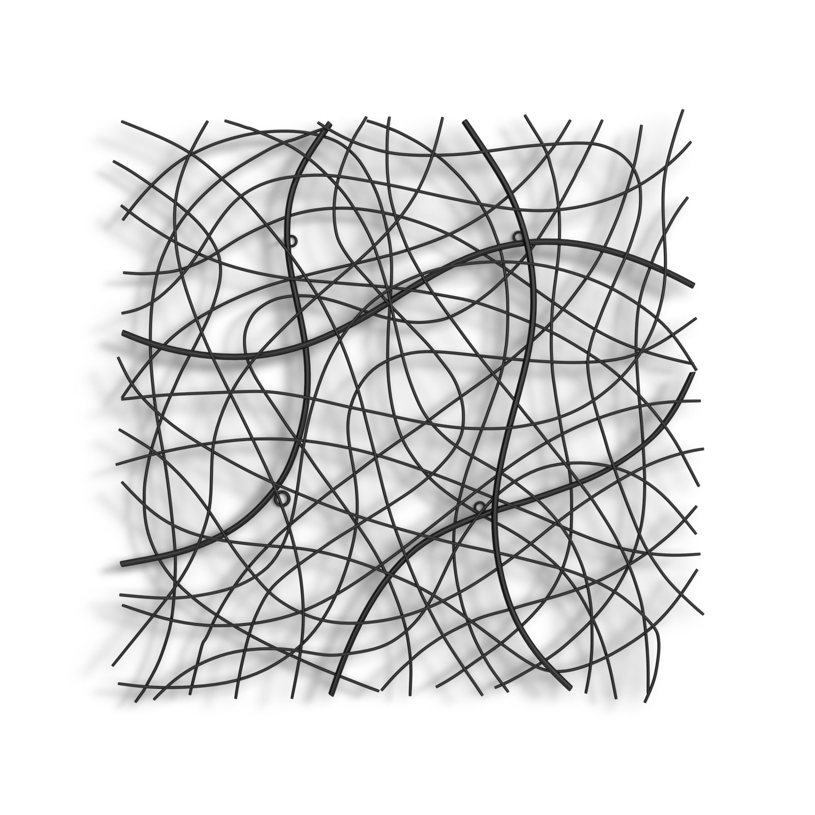 Mercury Row Abstract Square Metal Wall Décor & Reviews | Wayfair