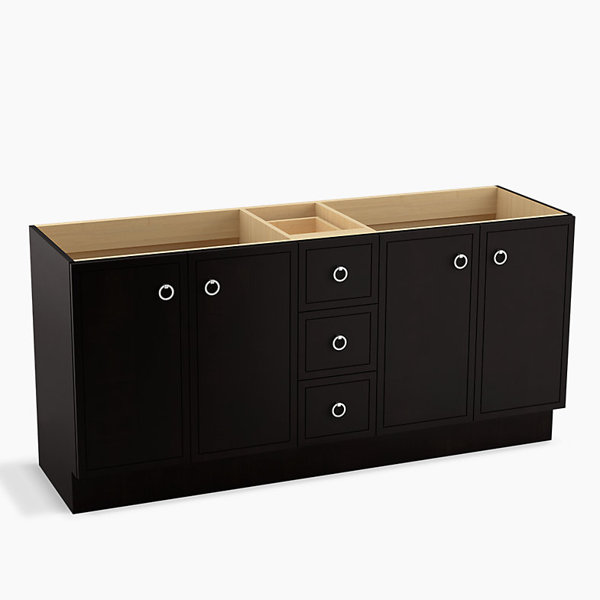 Kohler Jacquard® 72" Vanity Base Only with Toe Kick, 4 Doors and 3 ...