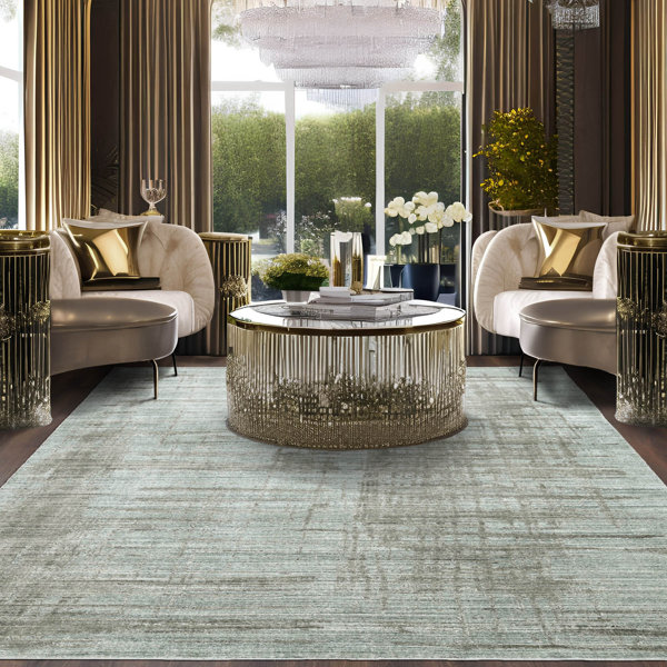 17 Stories Rexene One-of-a-Kind 8' X 9'11" Wool Area Rug in Gray | Wayfair