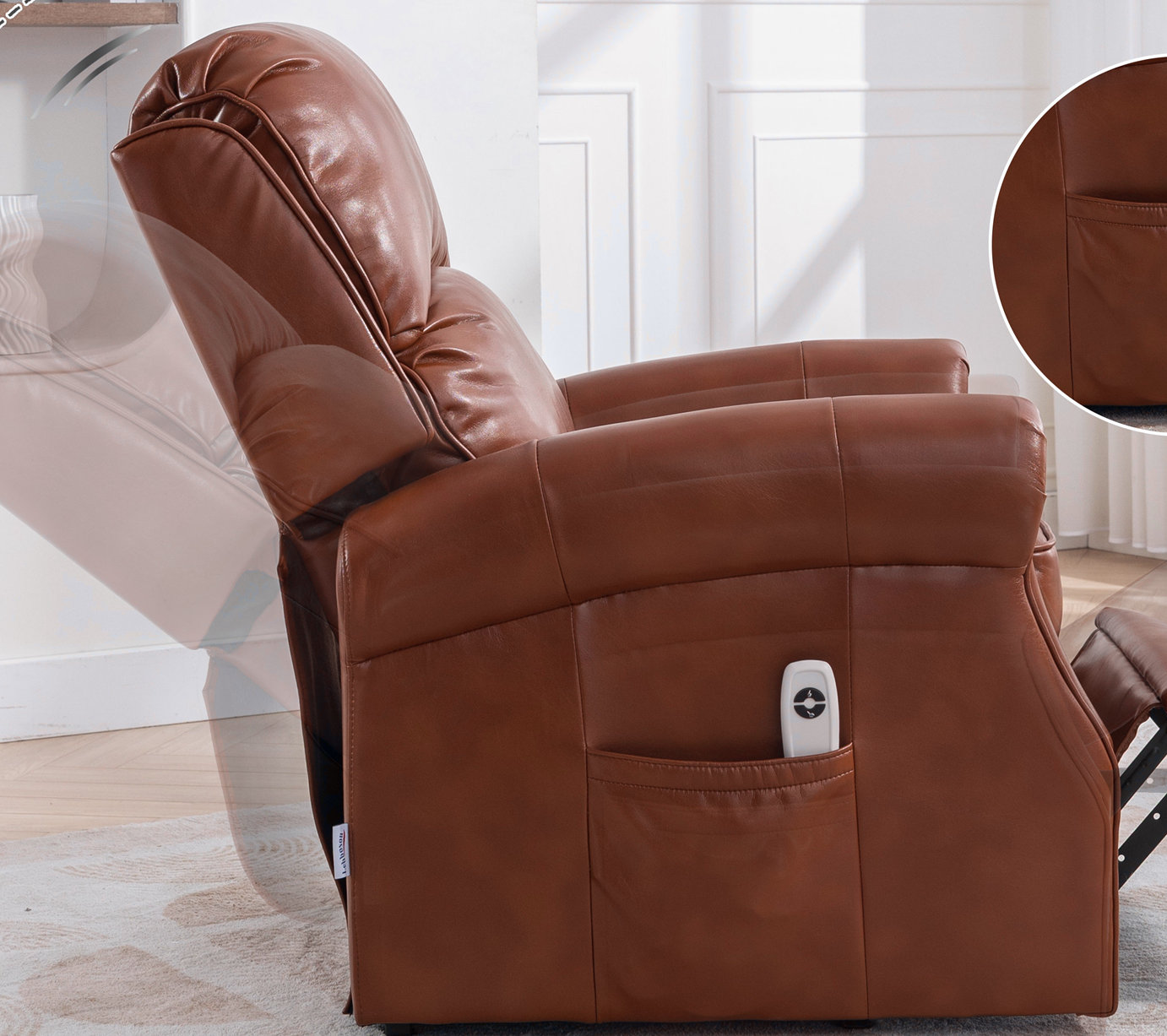 Ebern Designs Lift Recliner Chair, Electric Power Lift Recliner Chair ...