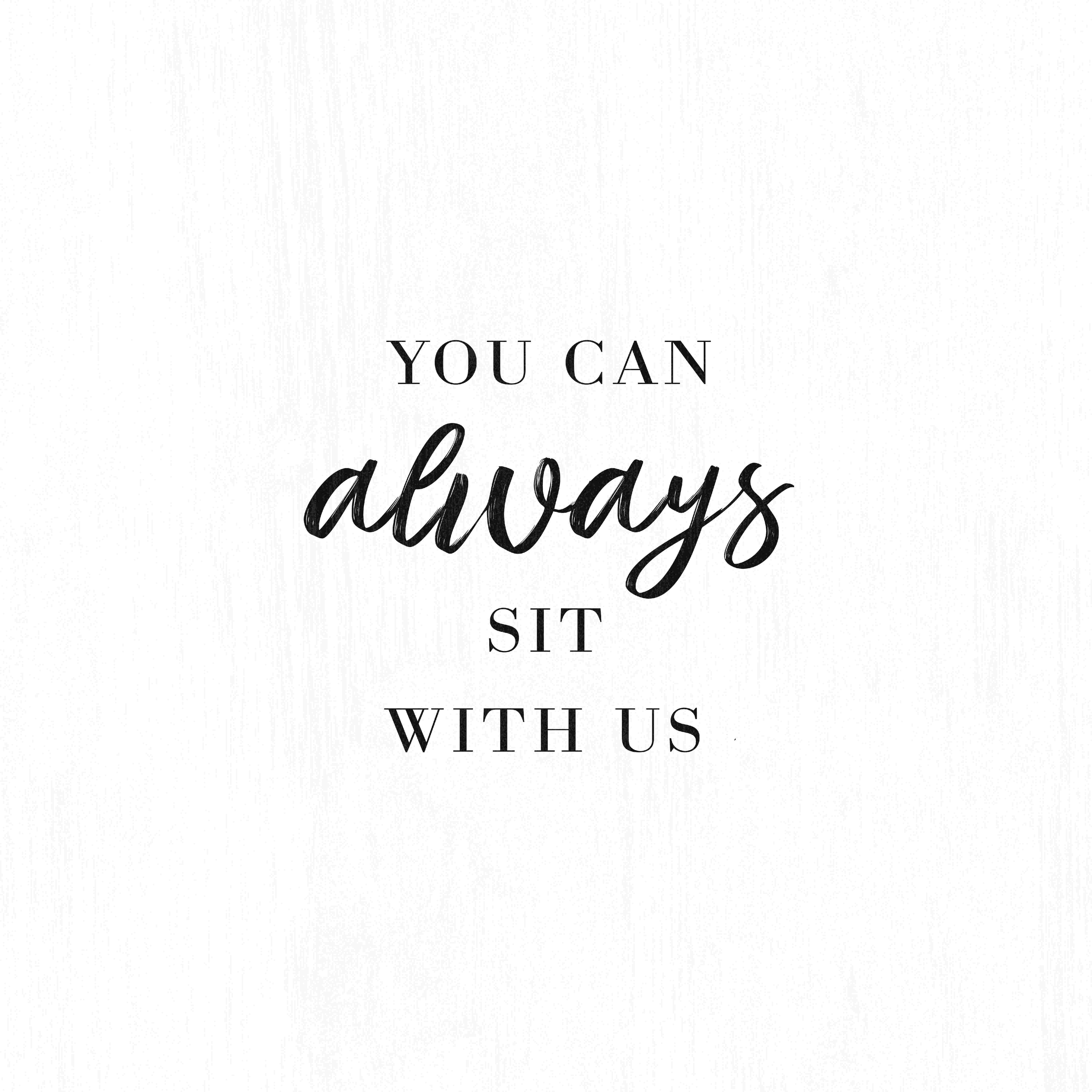 Trinx You Can Always Sit With Us | Wayfair