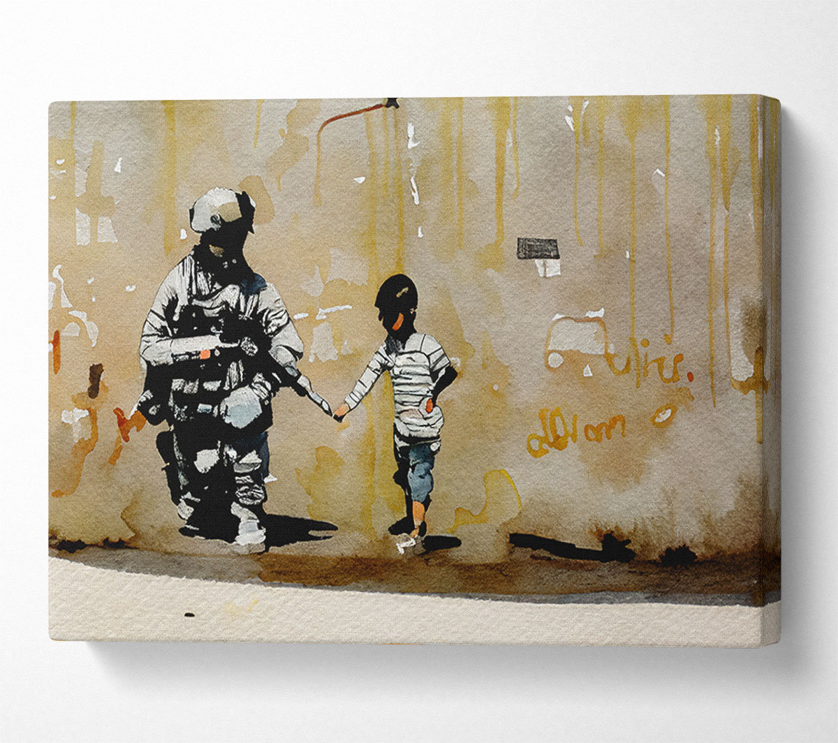 ClassicLiving Soldier Flower Gun Boy - Wrapped Canvas Art Prints ...