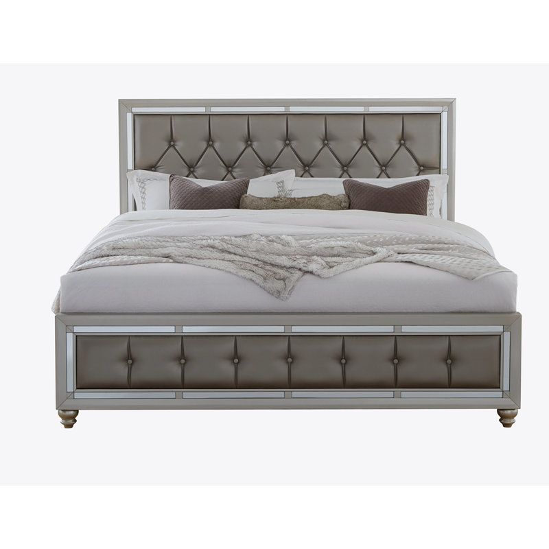 House of Hampton Chloe Gemstone Silver Full Bed - Wayfair Canada