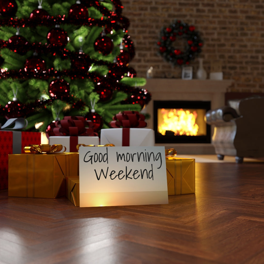 Express Your Love Gifts Inspirational Quote Canvas Good Morning Weekend ...