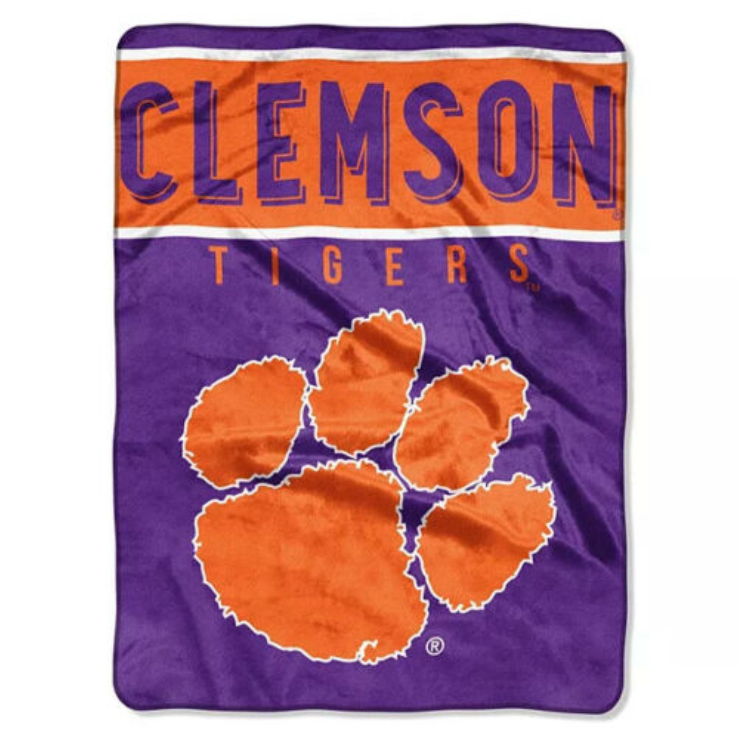 NY Textile Haus NCAA CLEMSON TIGERS Signature Plush blanket | Wayfair