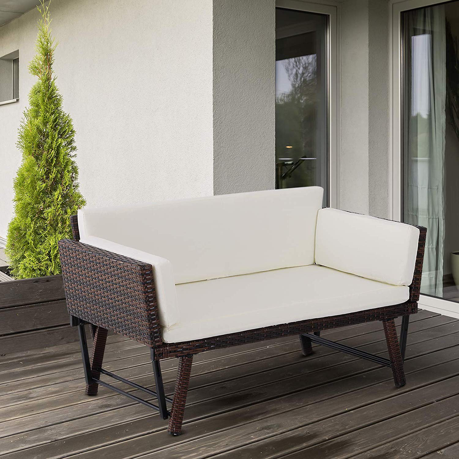 Rattan futon store