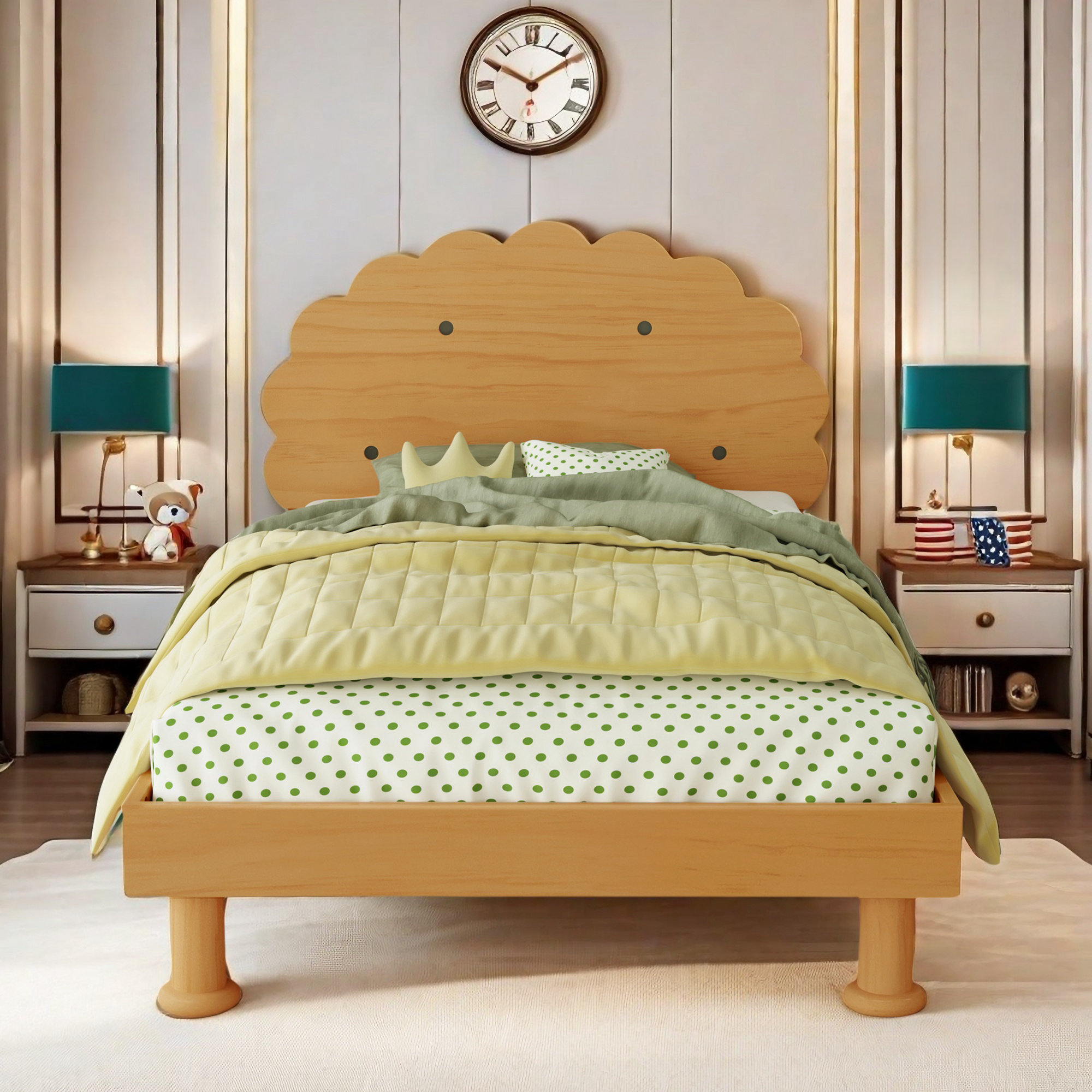 Lark Manor Wynsum Cookie-Shaped Bed Frame | Wayfair