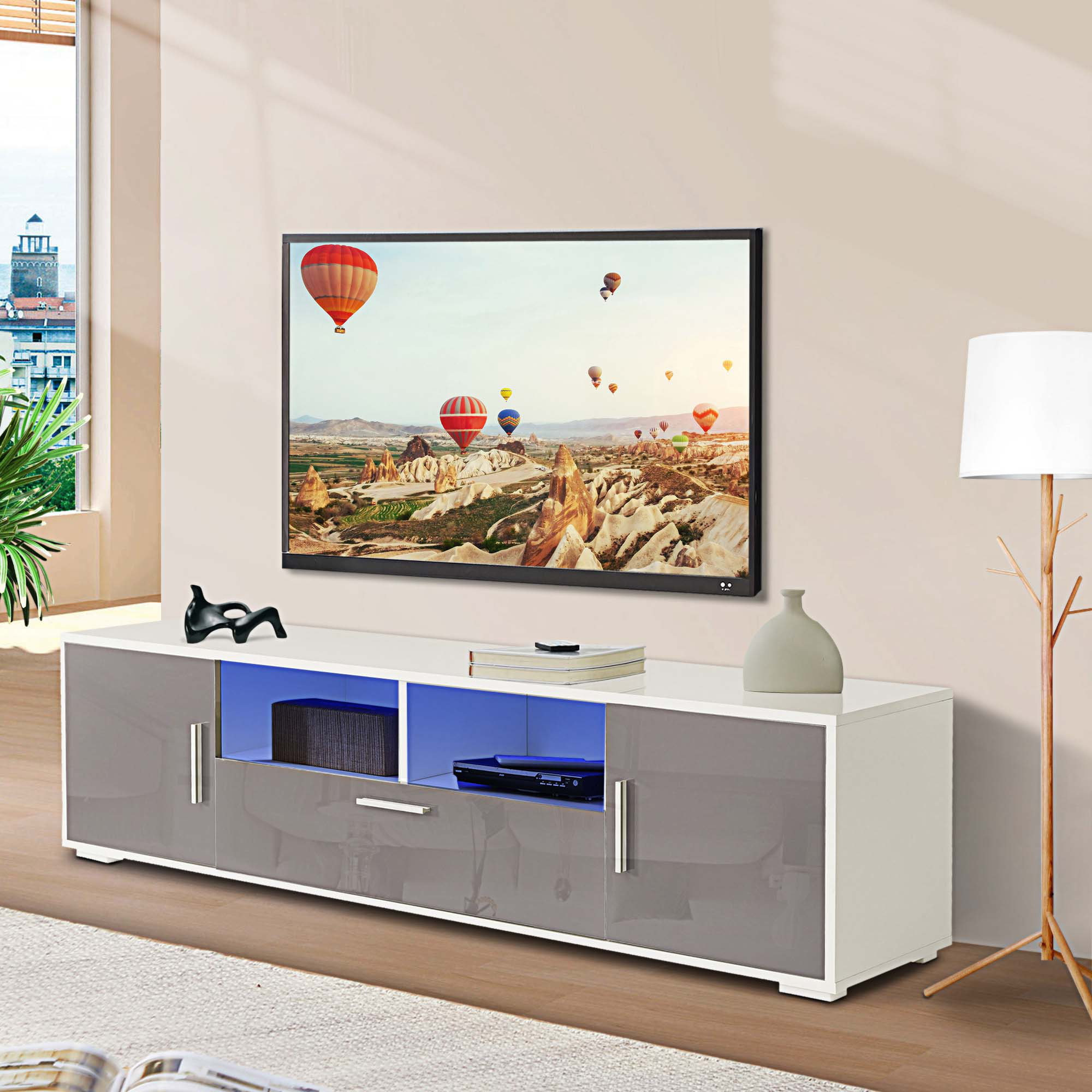 Latitude Run® Fashiontv Stand,TV Cabinet,Entertainment Center TV ...